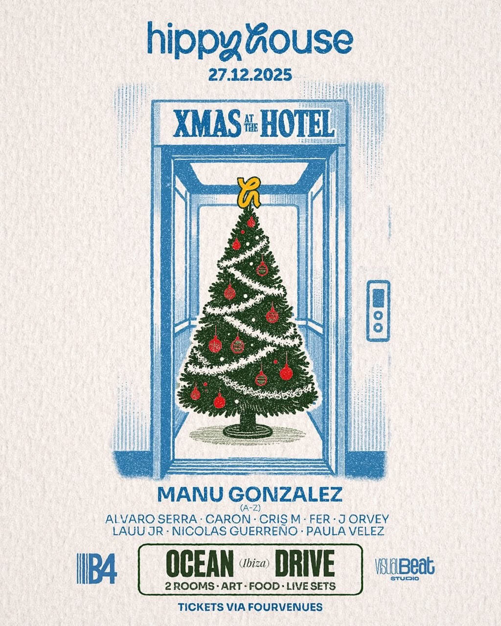 Hippy House Christmas Party - Ocean Drive Ibiza - Ibiza 2025