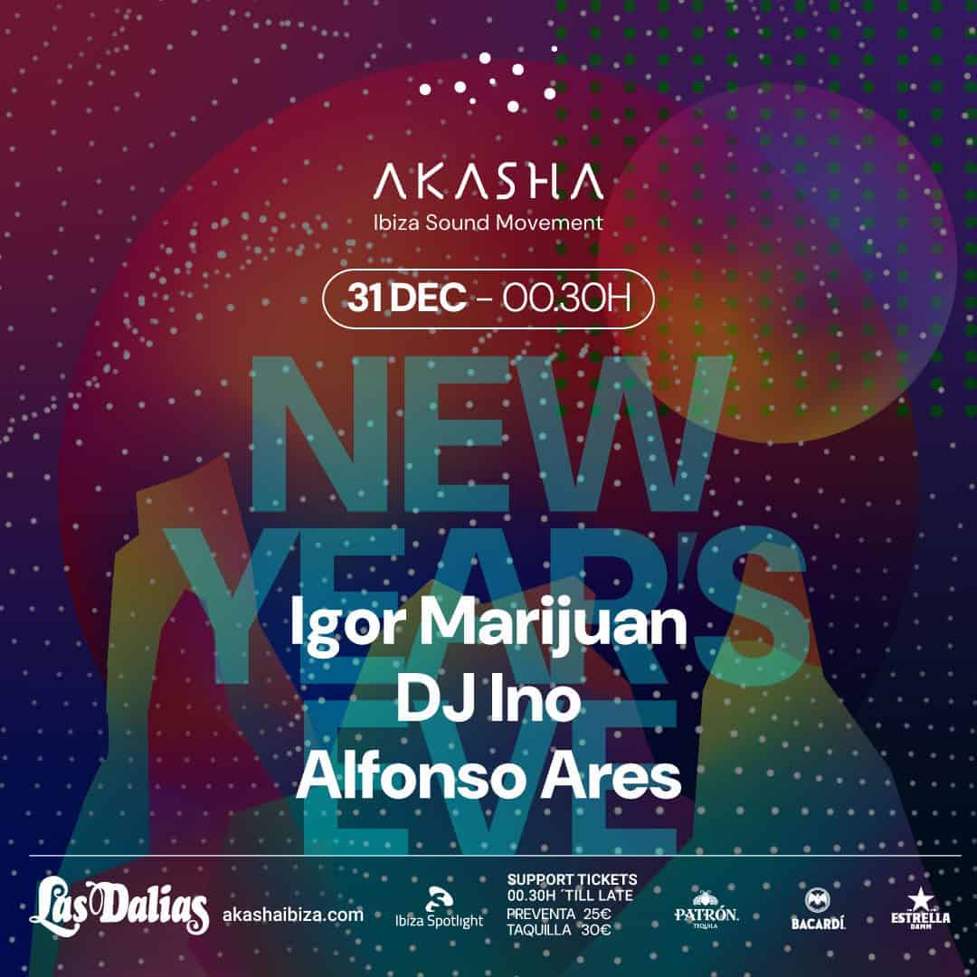 Нова година в Ибиса 2025: Новогодишно парти Akasha Ibiza